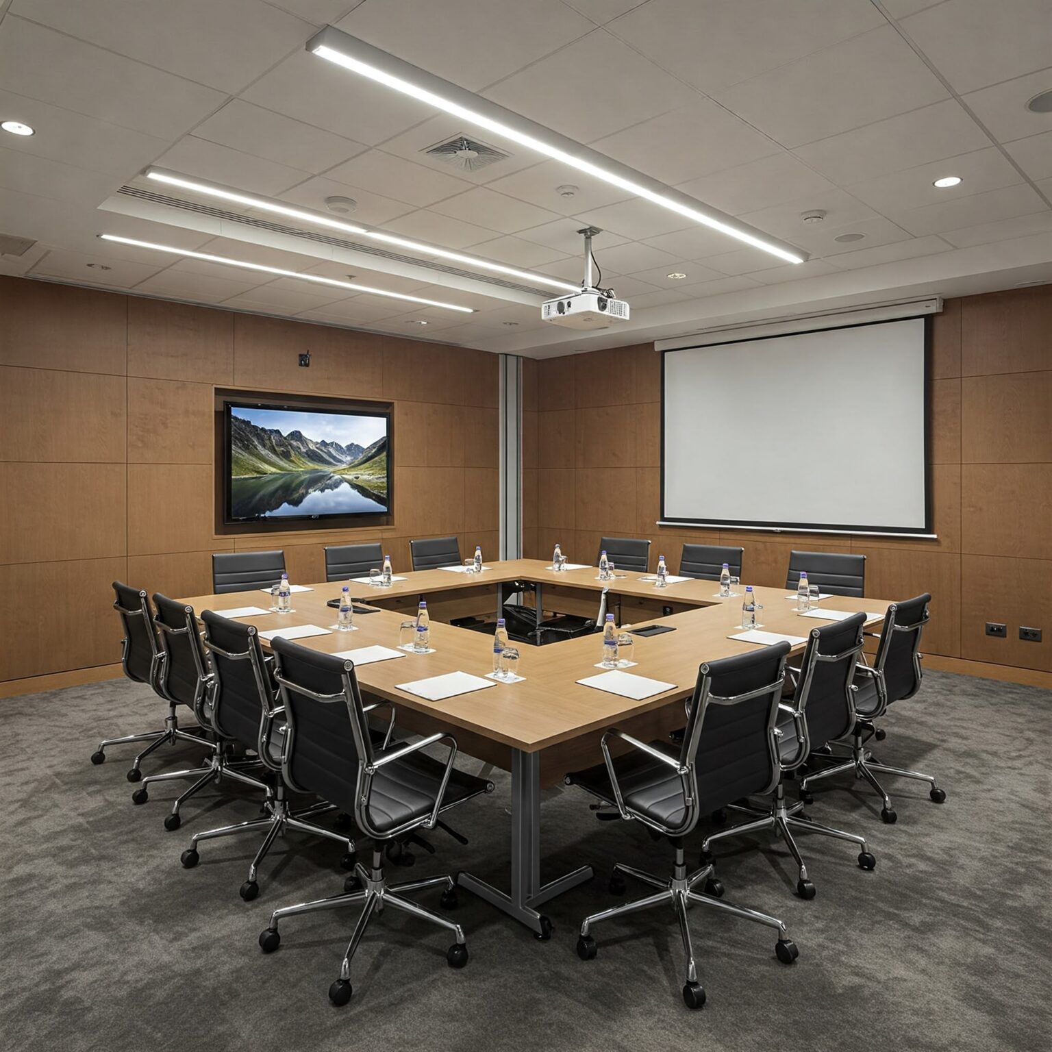 Professional Boardroom AV Setup in Surrey | Hightech Solution